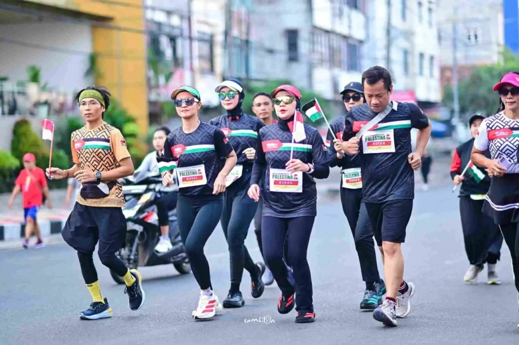 Charity Run For Palestina 2025, Ribuan Warga Lampung Satukan Langkah ...